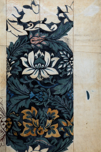 Wreath design for Kidderminster carpet - William Morris Gallery