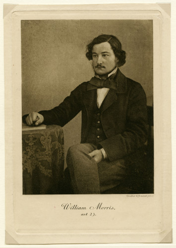William Morris age 23, c.1857 - William Morris Gallery