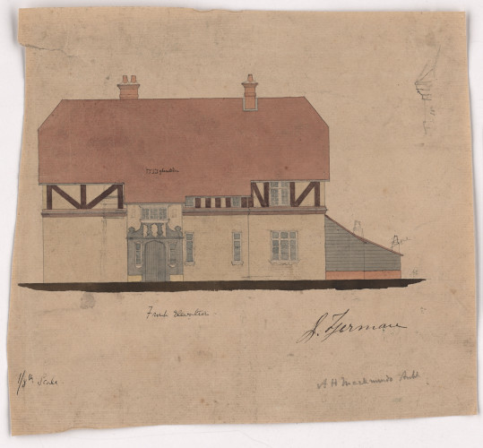 Architectural Drawing for a house, Bush Hill Park, Enfield - William ...