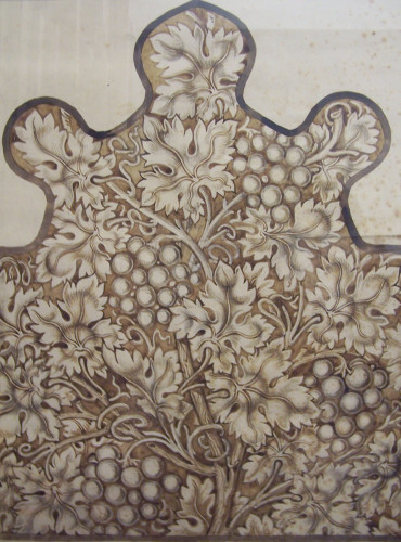 Vine design for stained glass - William Morris Gallery