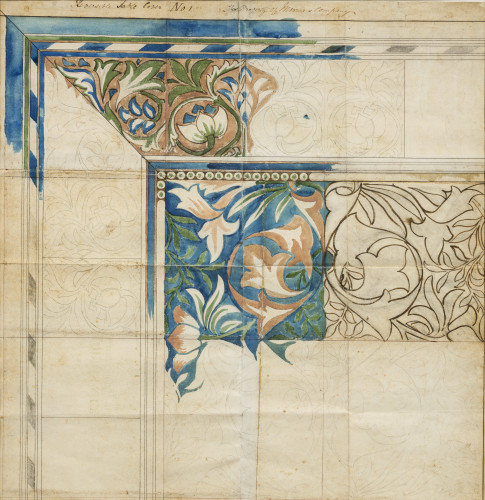 Design for Embroidered Table Cover - William Morris Gallery