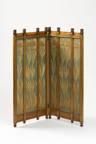 Embroidered screen - William Morris Gallery