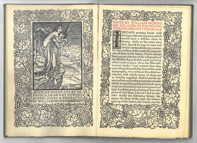 A Note by William Morris on his Aims in Founding the Kelmscott Press ...
