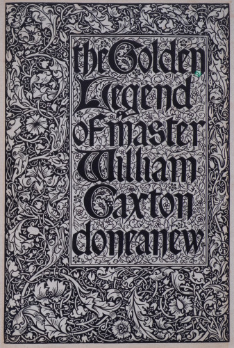 Proof for The Golden Legend - William Morris Gallery