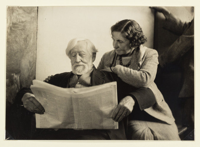 Arthur Heygate Mackmurdo with Elinor Pugh - William Morris Gallery