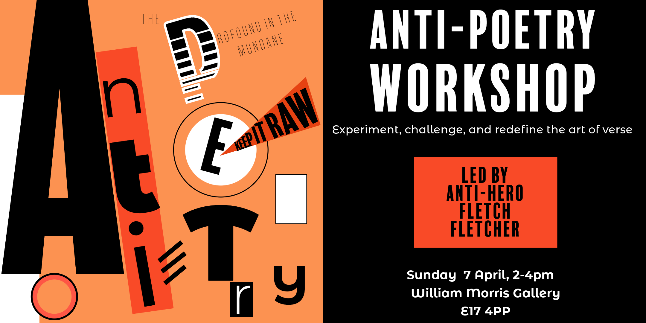 Anti-Poetry Workshop - William Morris Gallery