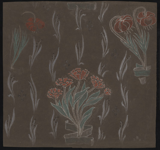Sprig Pattern design for repeating pattern - William Morris Gallery