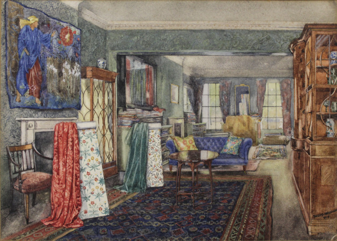 Interior of Morris & Co. George Street showroom - William Morris Gallery